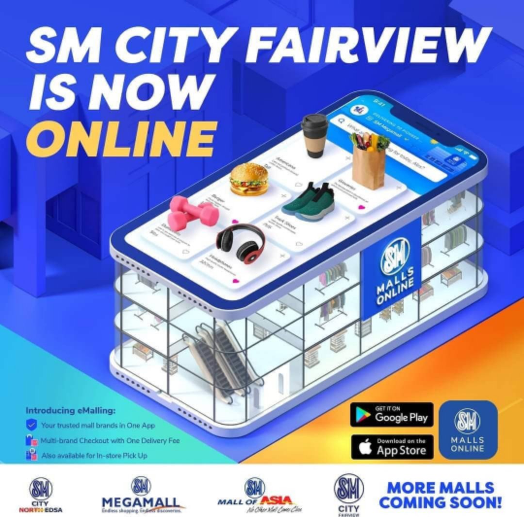 Choose your SM SuperMalls via SM Malls Online App. Now in SM Fairview ...